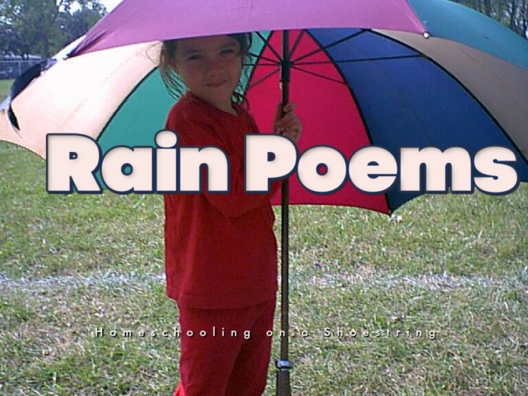 Rain Poems - Homeschooling on a Shoestring